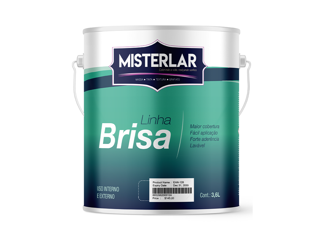TINTA ACRÍLICA FOSCA BRISA - Mistercryl Tintas – Colorindo a vida das ...